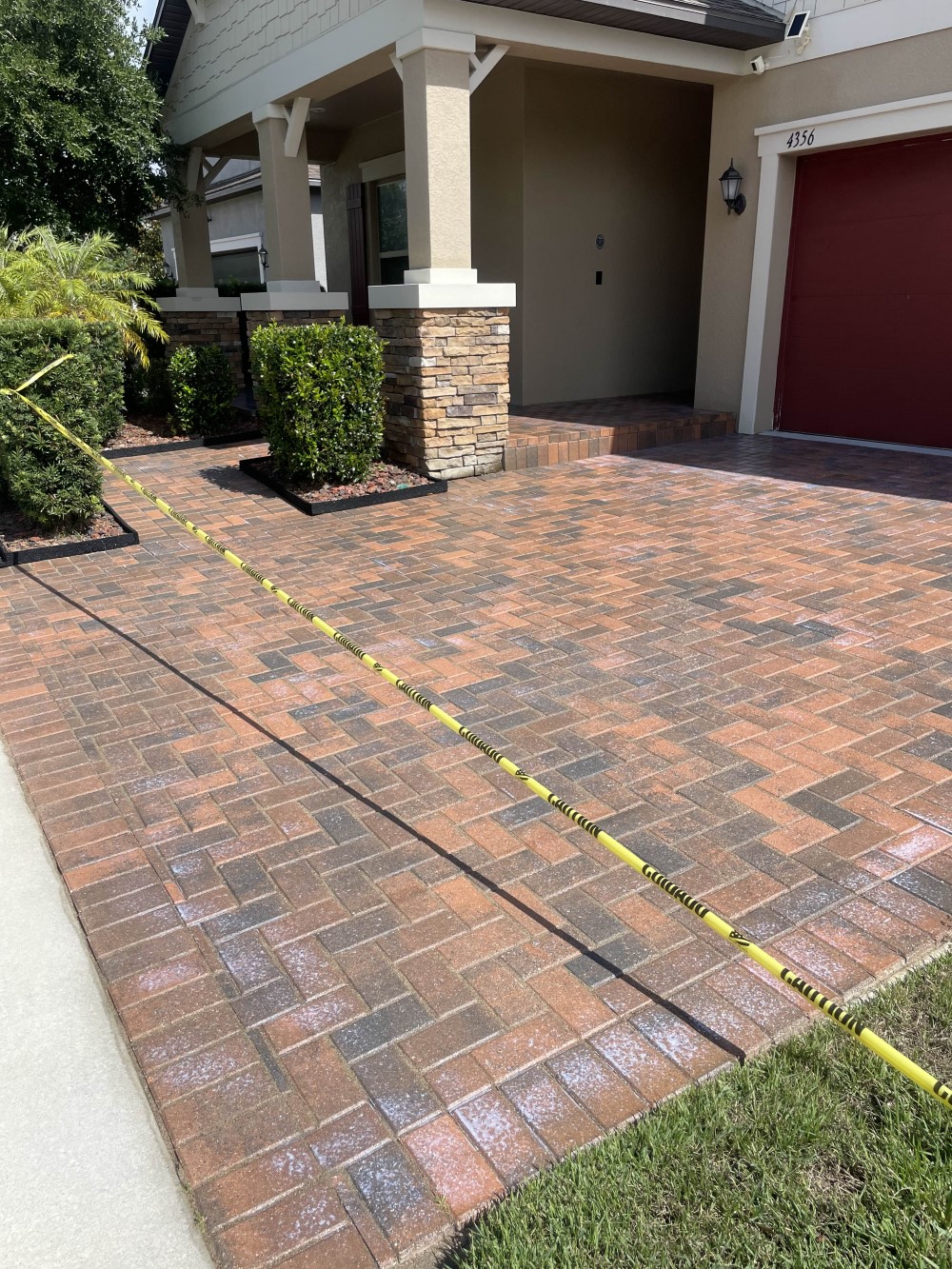 Paver Sealing & Stripping Restoration for Driveway in Bexley, Tampa, FL — Bringing Color & Life ...