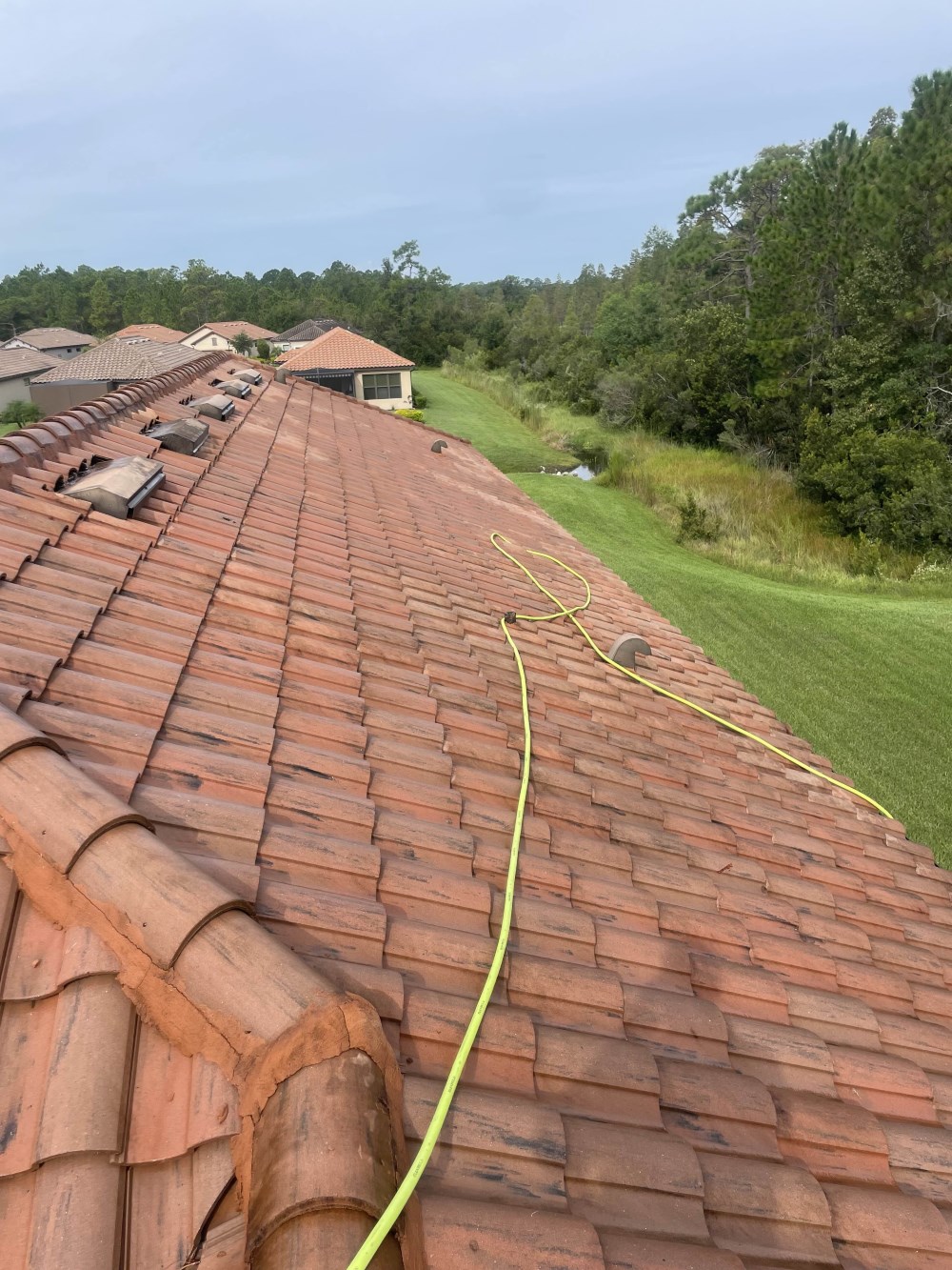 Spanish Tile Roof Wash in Wesley Chapel, FL – Restoring Curb Appeal with Premium Roof Cleaning ...